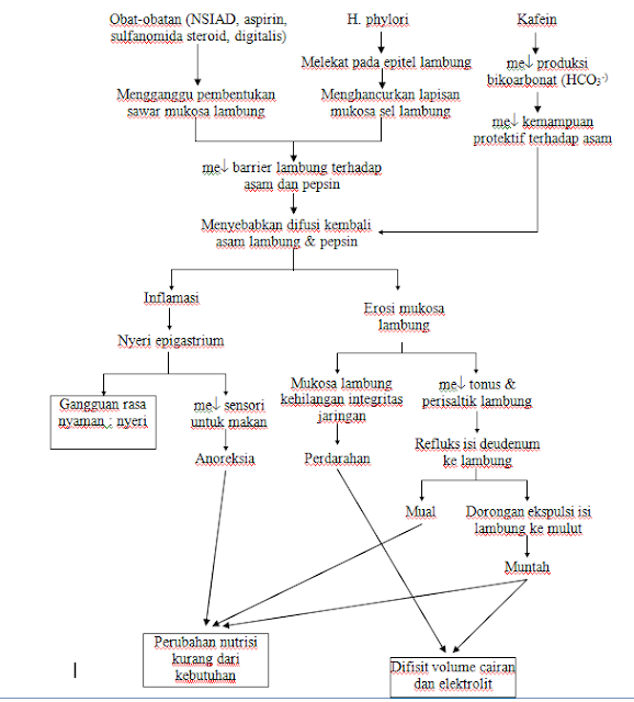 FIRWAN TEAMPACOOL: LAPORAN PENDAHULUAN GASTRITIS