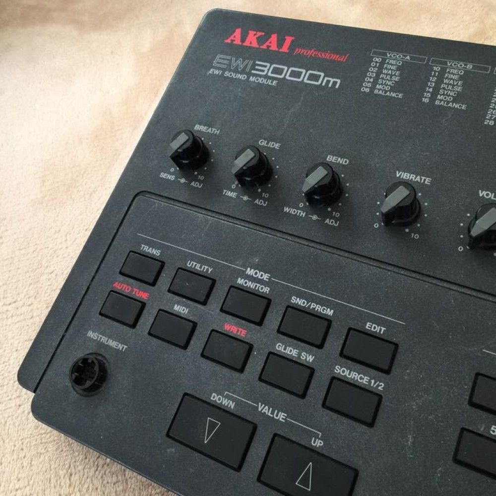 MATRIXSYNTH: AKAI EWI3000m Analog Synthesizer Sound Module