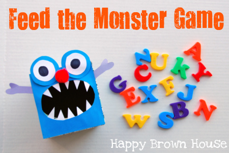 Totally Tots: Feed the Monster Language Game ~ Once Upon a Book