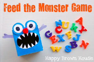 Totally Tots: Feed the Monster Language Game ~ Once Upon a Book