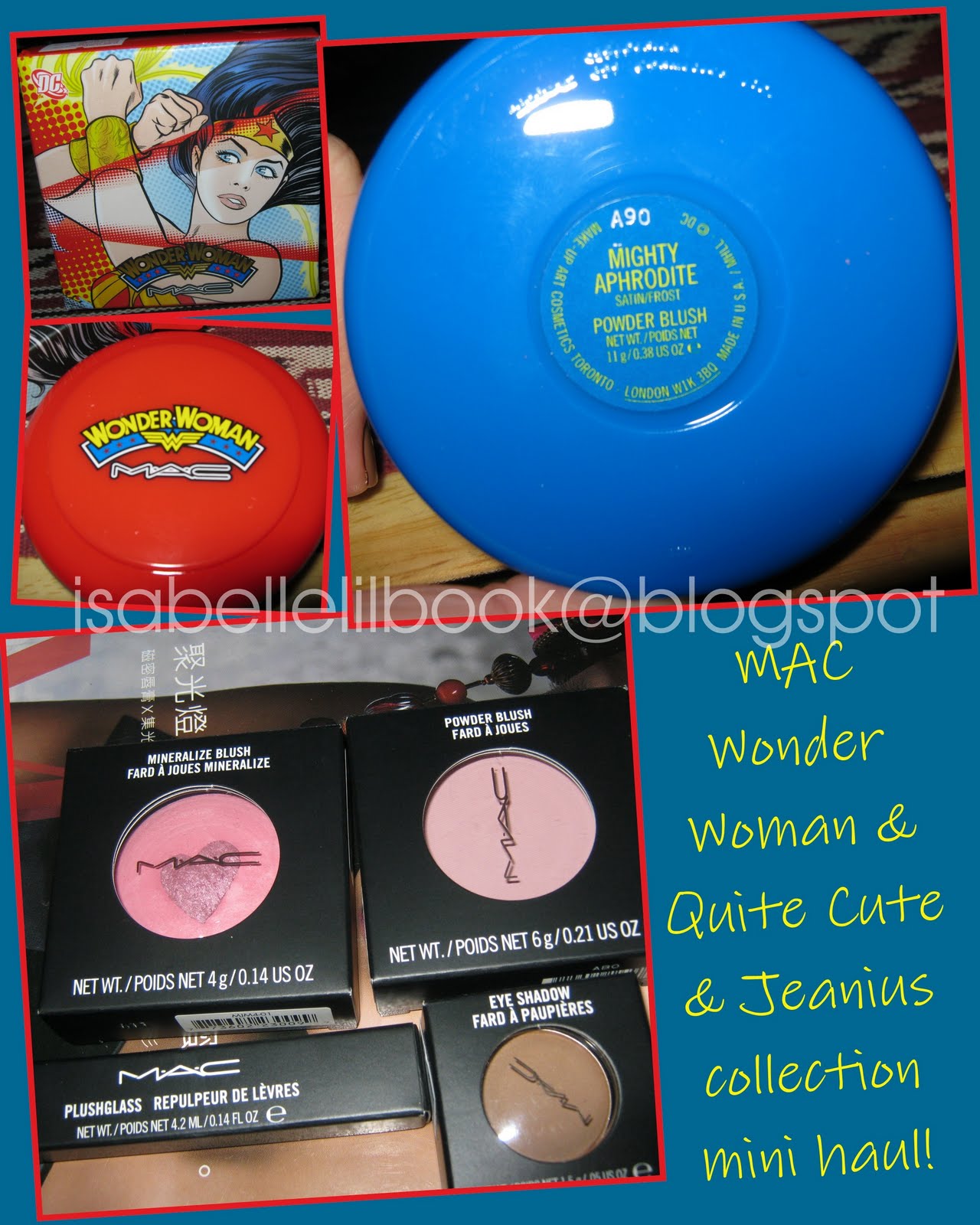 isabellelilbook: :: MAC collection mini haul: Wonder Woman, Jeanius and ...