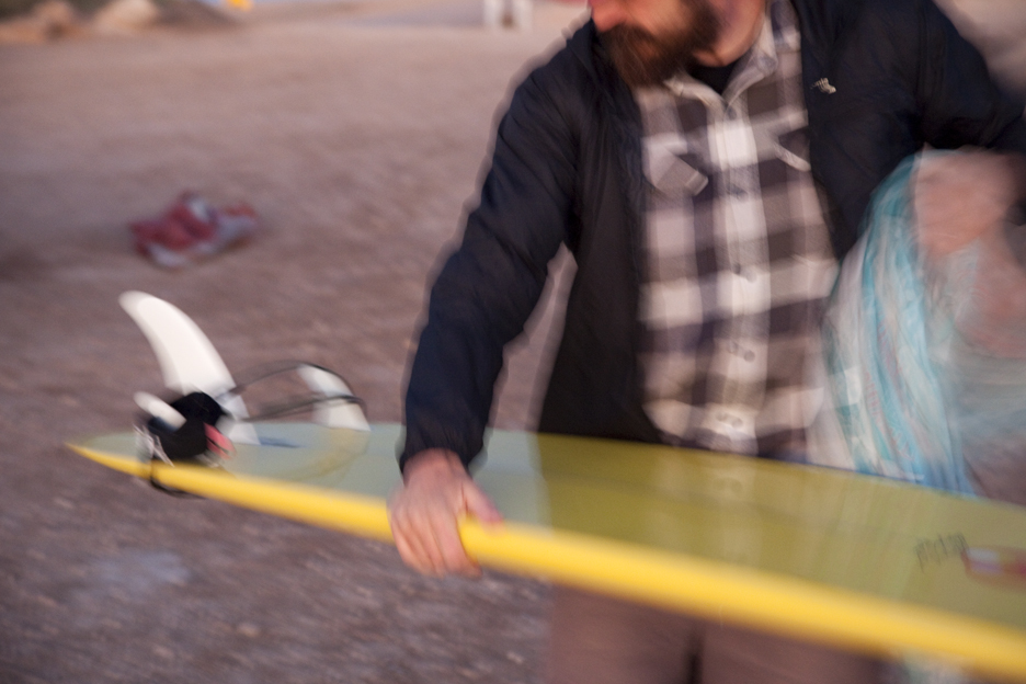 a day at the beach: Mick Waters