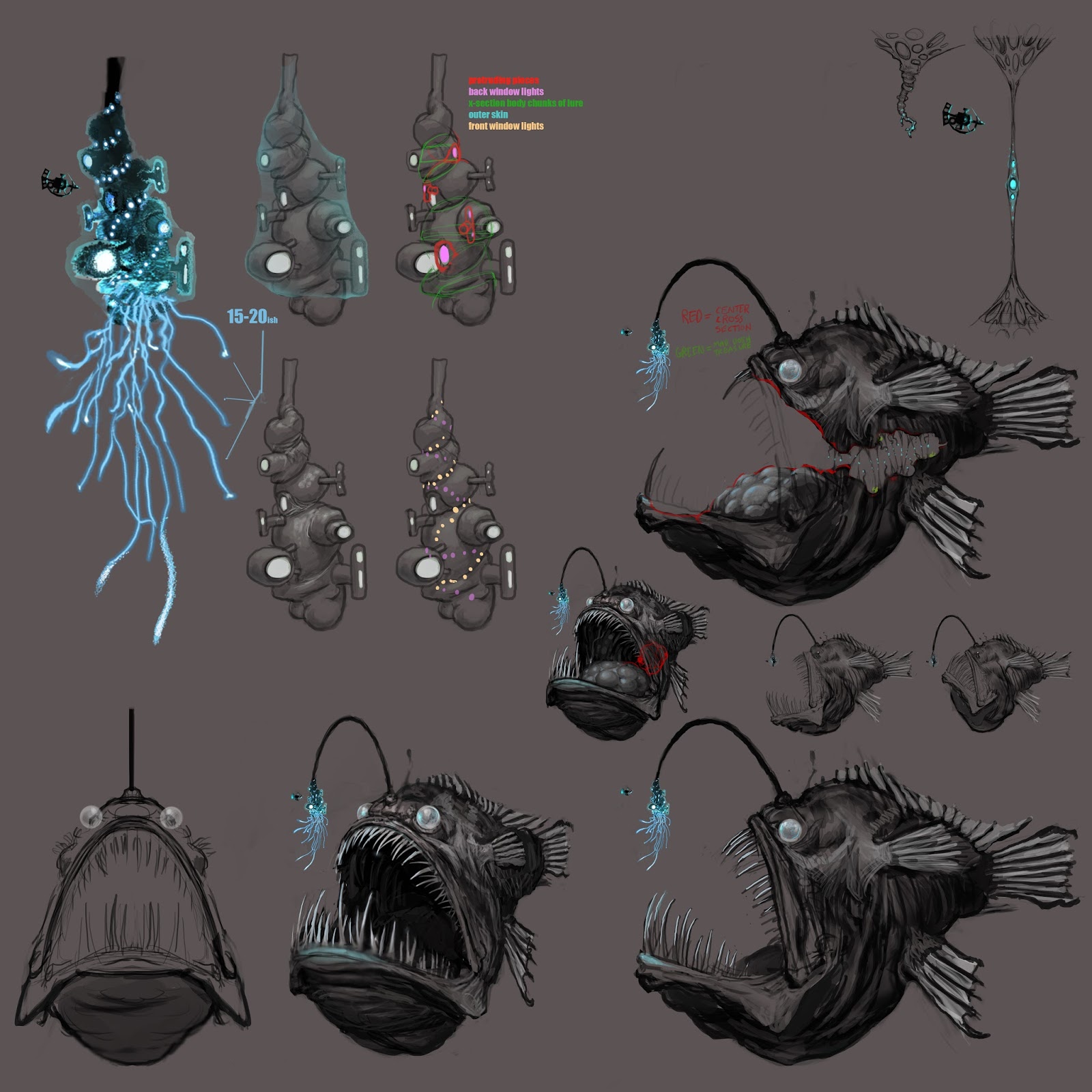 Angler Fish Concept Art