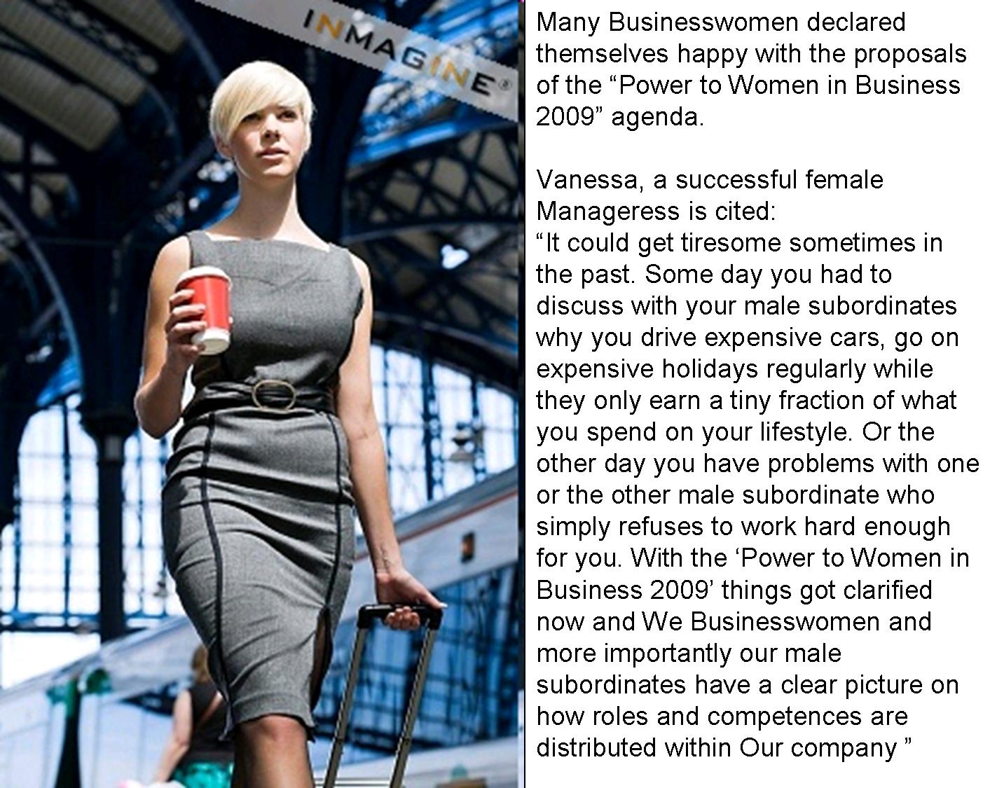 The World Belongs to Dominant Women