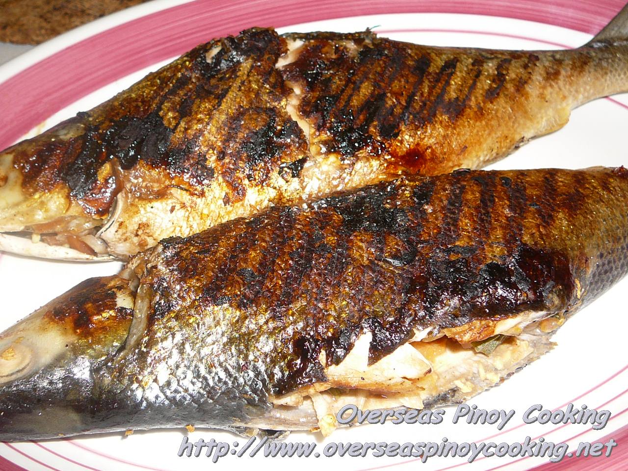 Inihaw Na Bangus In Foil