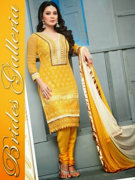 New And Latest Designs Of Churidar Suits For Young Girls By Brides ...