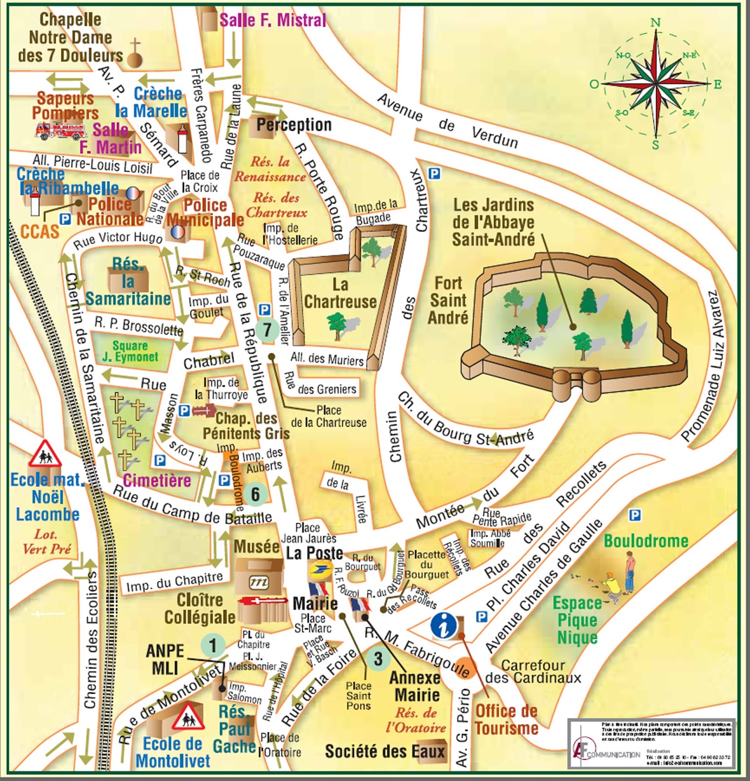 Fleur FLE: En ville, s'orienter, se diriger