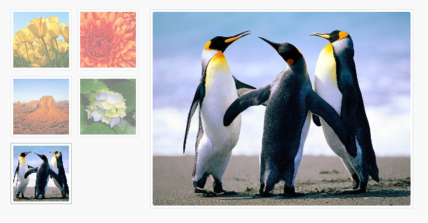 How to add a thumbnail image/photo gallery ~ template 107