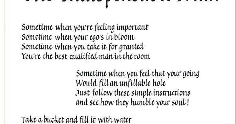 Snafu There Is No Indispensable Man Via Art Of Manliness