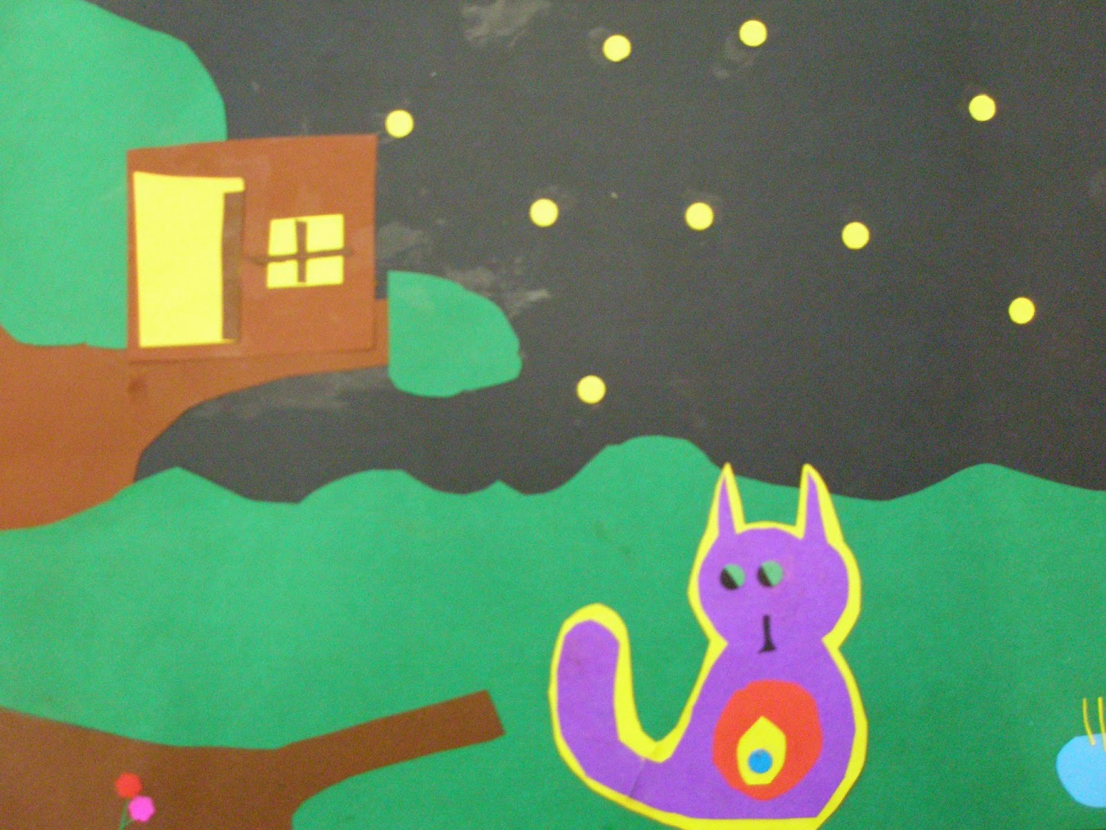 Elwood Primary Art: Complementary Colour Collage!