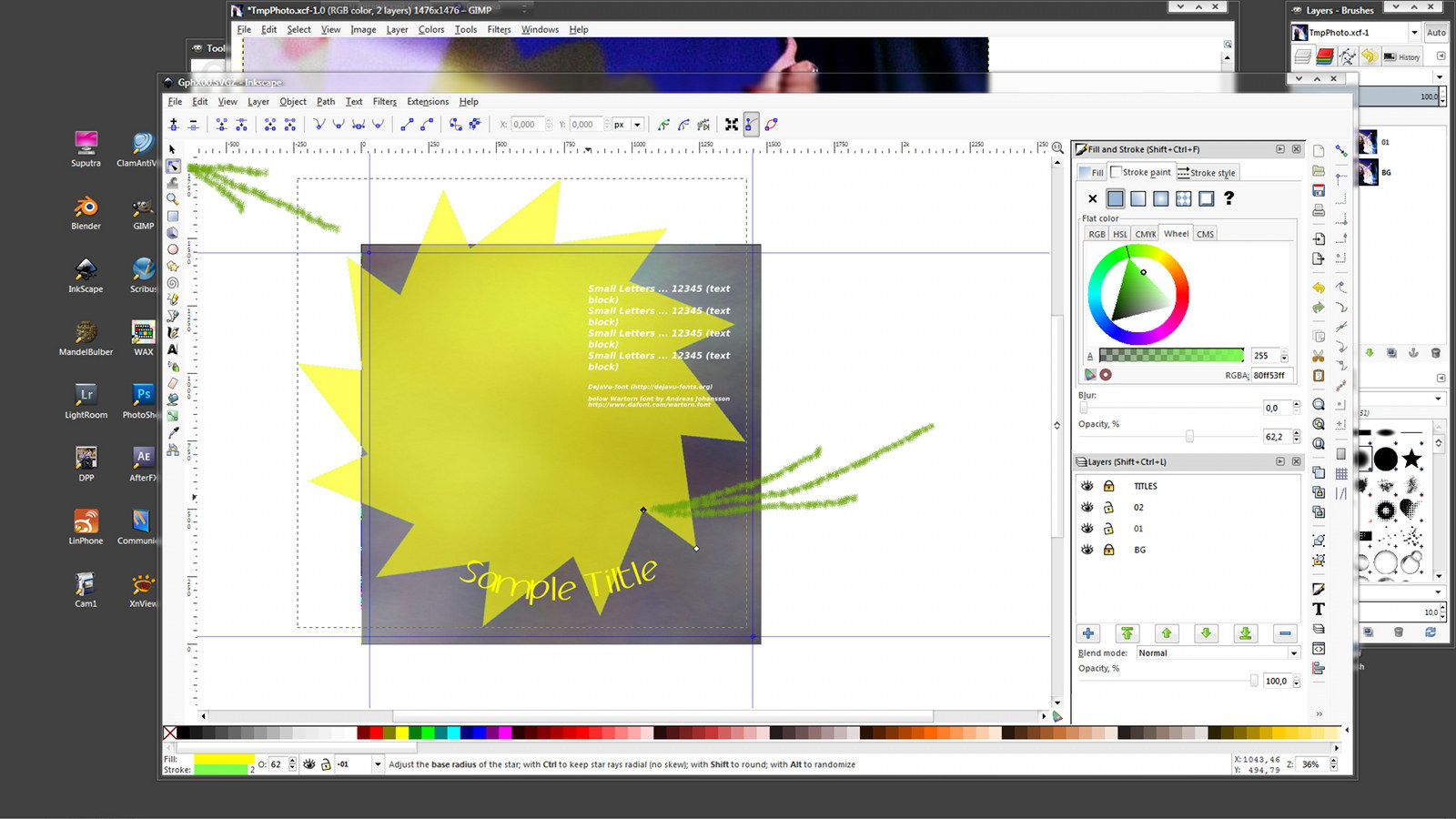 CD/DVD-Cover tutorial ~ bl(ツ)t project