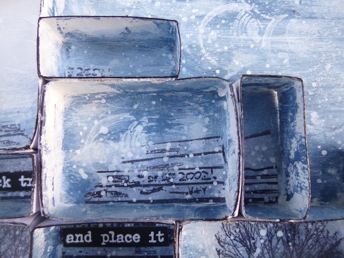 PaperArtsy: 2018 #21 Matchbox Art: Poetic Boxes with ESA {by Alison Bomber}