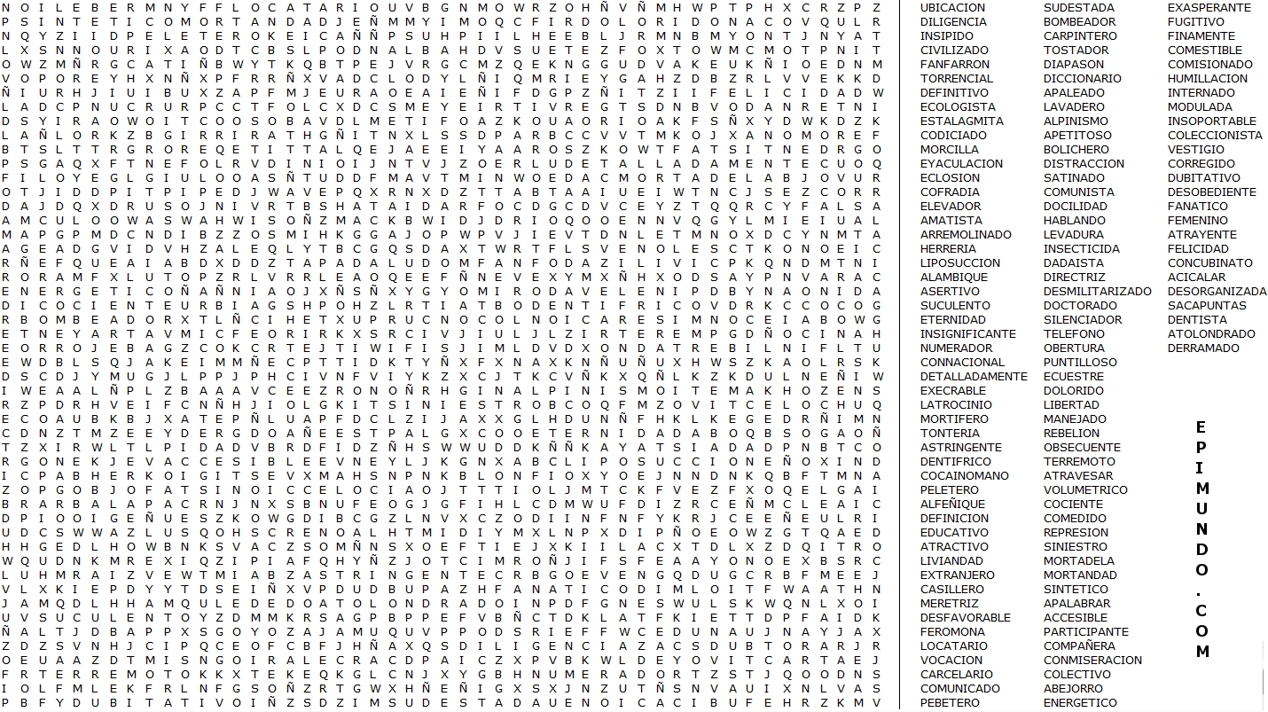 Epimundo Blog: Sopa de letras: Mi contribución al mundo de la búsqueda ...