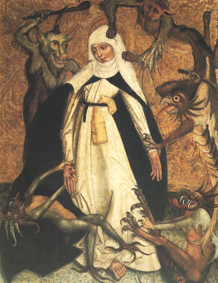 Saint Catherine of Siena Besieged by Demons | SANCTE PATER