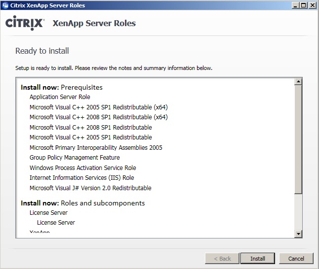 citrix,vmware: HOW TO INSTALL A CITRIX XENAPP 6 SERVER