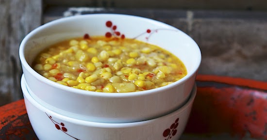 Foodwanderings: Lean Summer Corn 'Chowdah'
