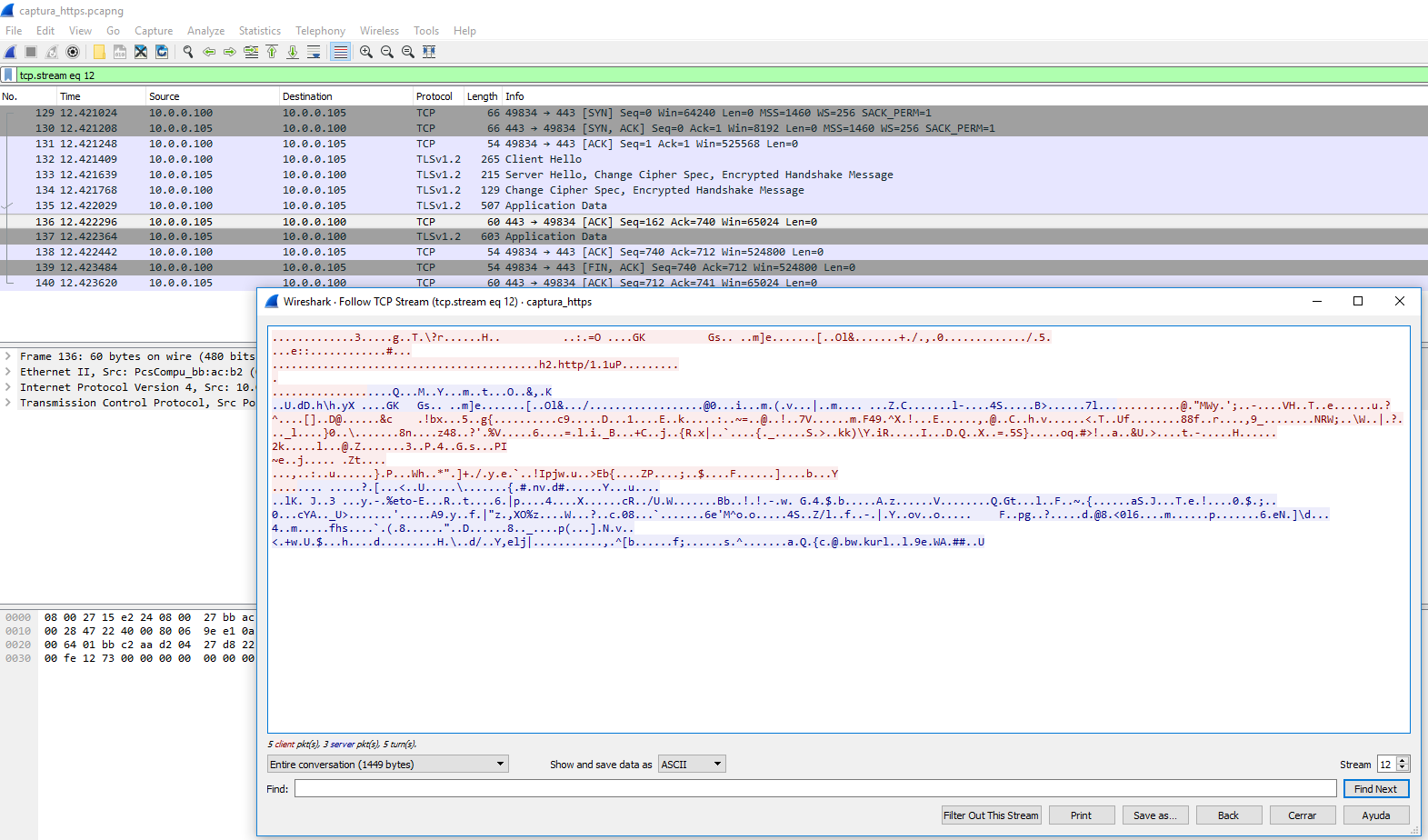 Descifrar tráfico SSL/TLS con Wireshark teniendo la clave privada del ...