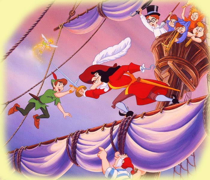 Cuentos infantiles: Peter Pan para colorear. Dibujos para imprimir ...