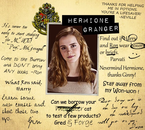 Emma Watson: Hermione Granger Yearbook