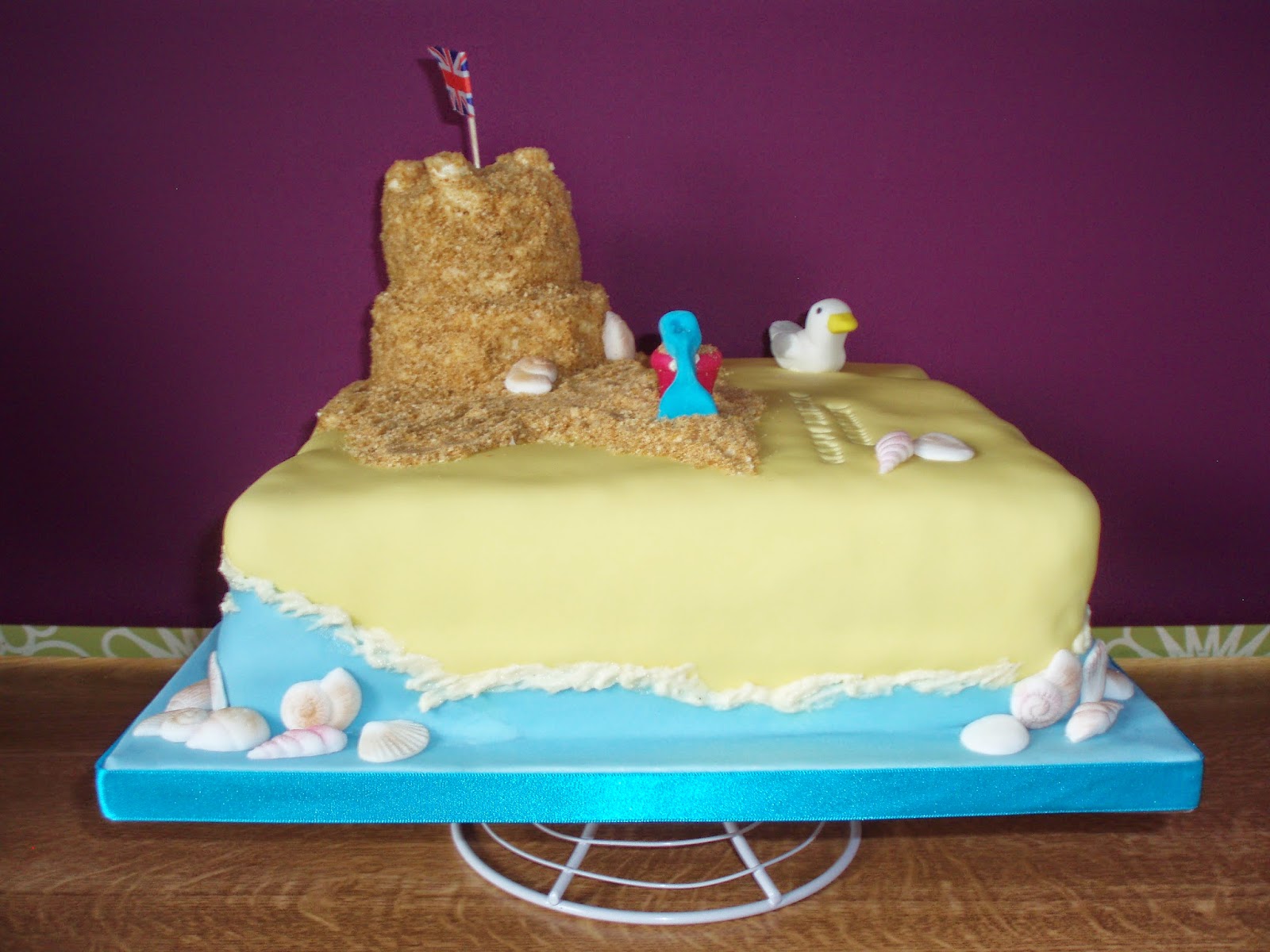 Chintzy Cakes: Seaside Birthday Cake