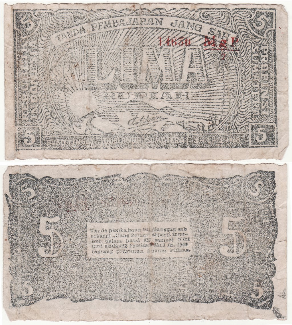 Uang Kuno Koleksi dan Mahar Pernikahan: Seri Orida-Urida (1947-1948)