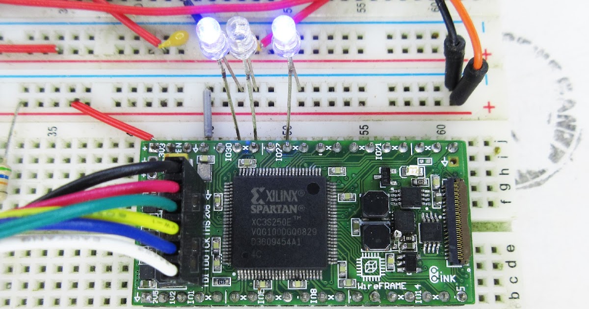 Embedded Engineering : First Project with WireFrame FPGA Board LED ...