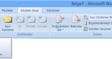 MİCROSOFT OFFİCE PROGRAMLARI TANITIMI: Word Yazım Ve Dil Bilgisi