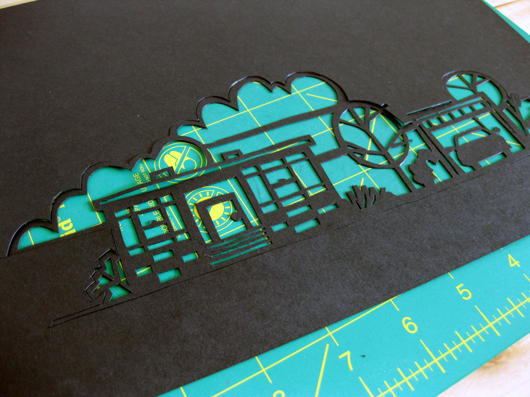 vitamini handmade: Papercut how-to. From a beginner.