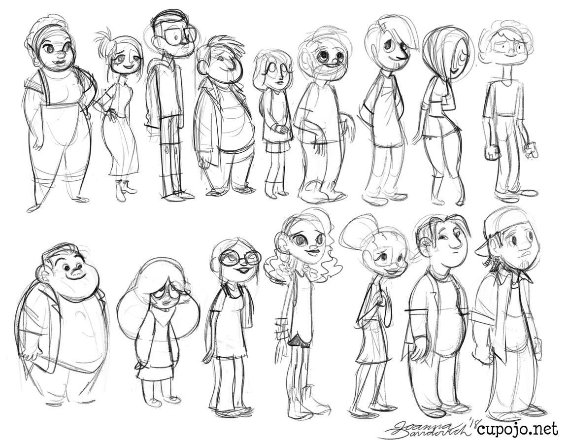 Joanna Davidovich's Art & Animation Blog: Character Exploration