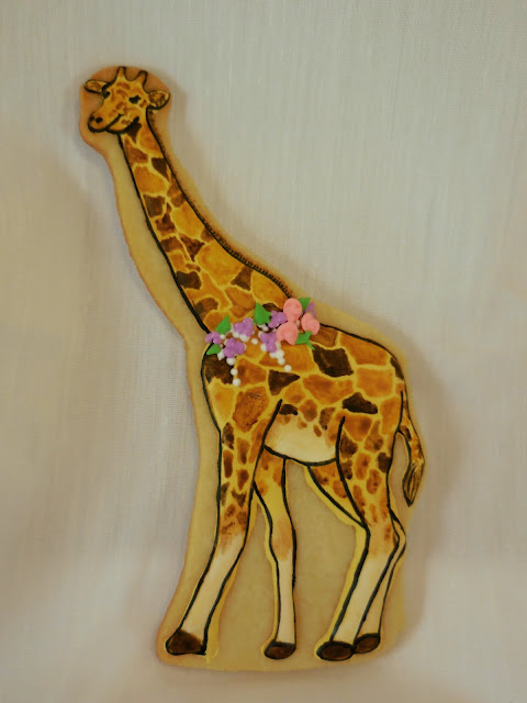Something Sweet: Giraffe Birthday Cookies