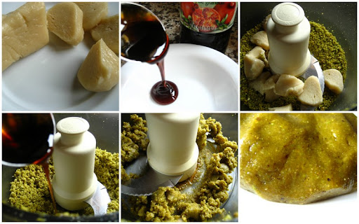 Home Cooking In Montana: Amadeus Cookies... with pistachio/almond filling.