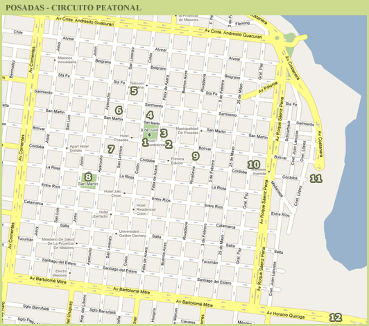 Mapa Digital de Posadas