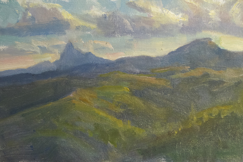The Art Journey: Painting The Linville Gorge