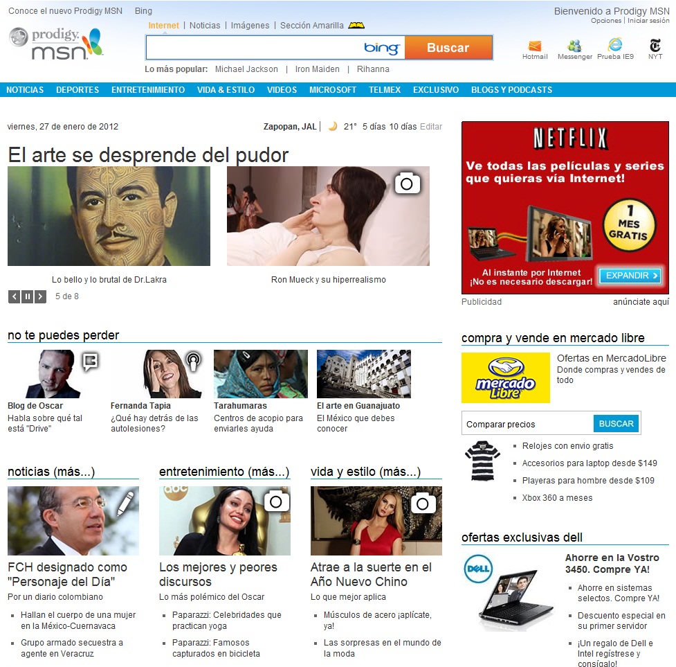 Nuevo portal MSN, hotmail, messenger, noticias y mucho mas | Idea ...