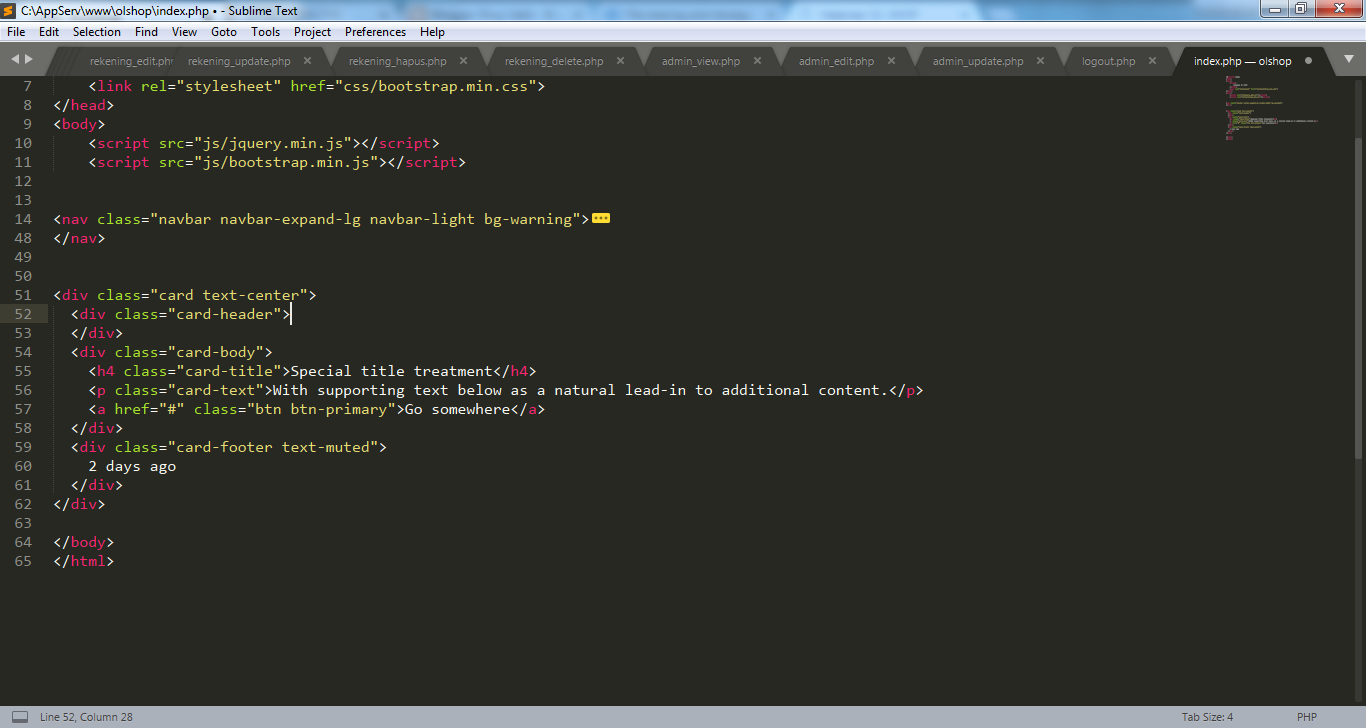 Cara Membuat Tampilan Online Shop Sederhana dengan Bootstrap 4 | Blog Valdi