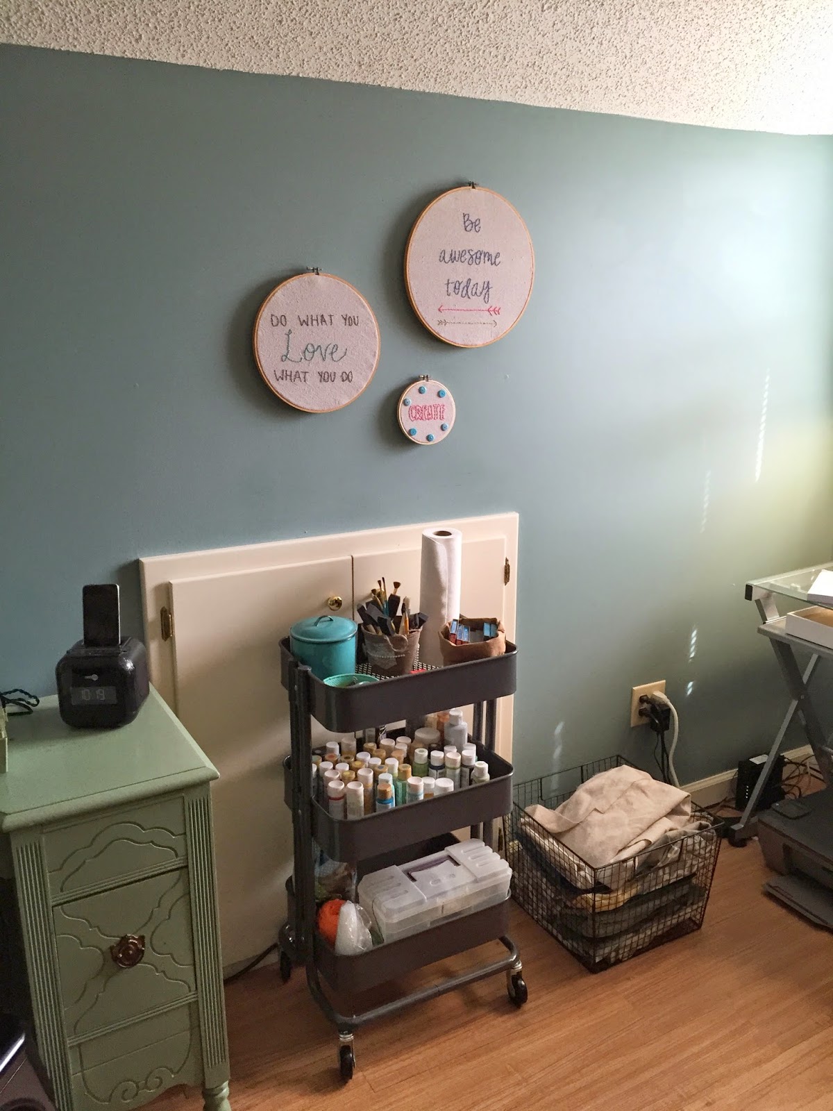 Thrifty Finds and Redesigns: Office and Craft Room Reveal