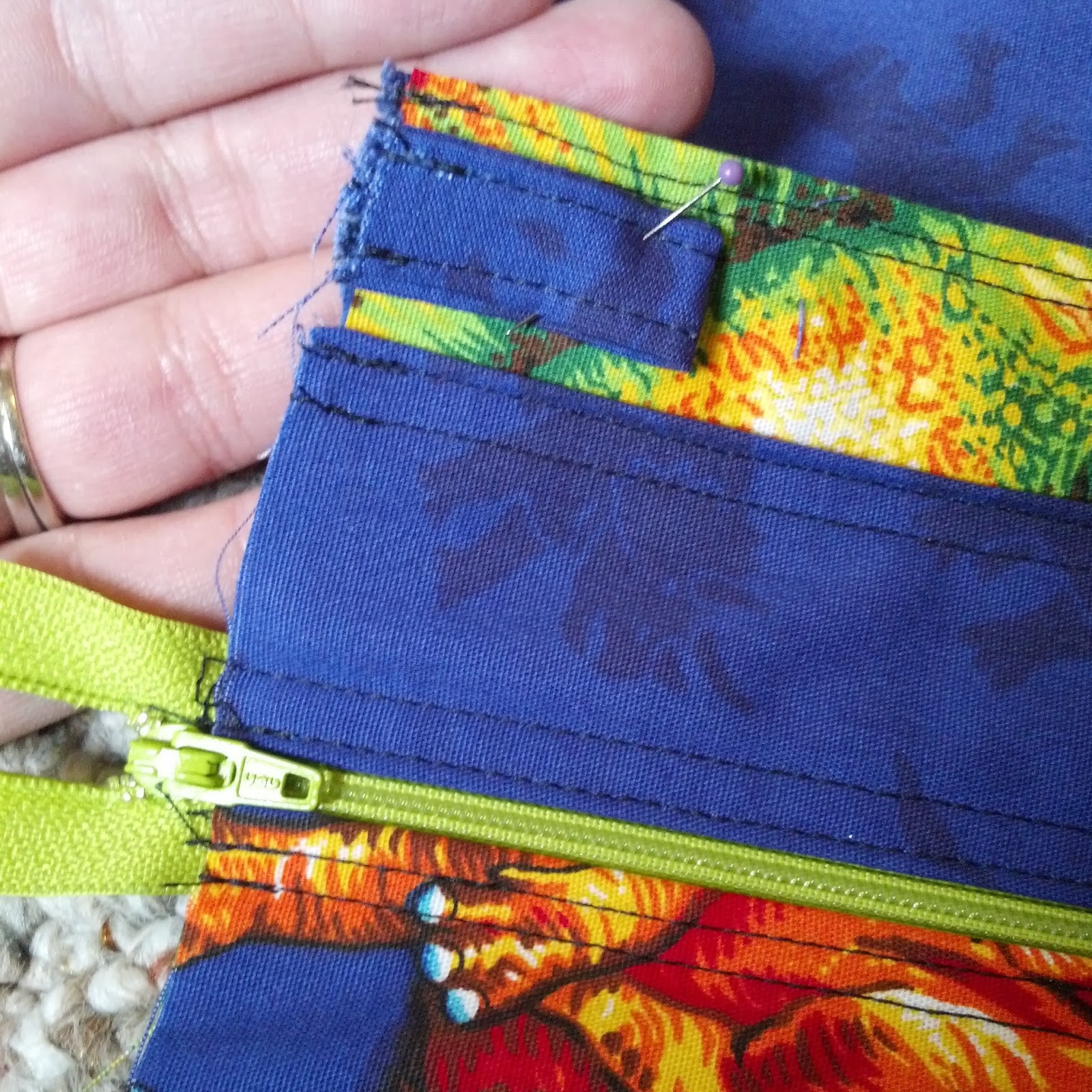 An Onion Exposed: Velcro Flap Mini Bag