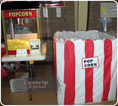 Consider Me Inspired : Carnival Themed Giant Popcorn Box