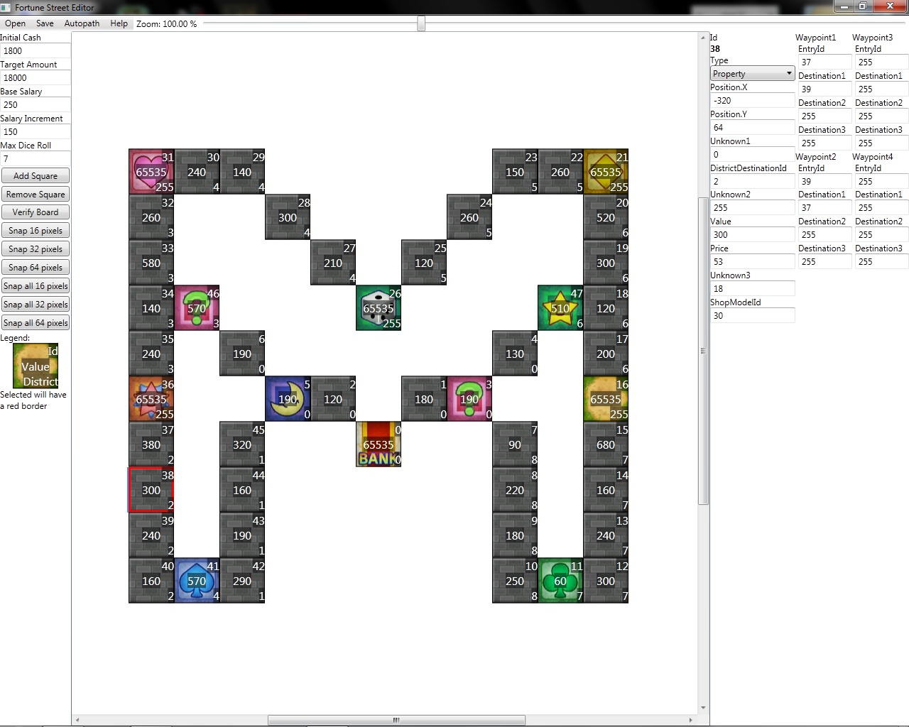 Fortune Street Board Editor: Editor