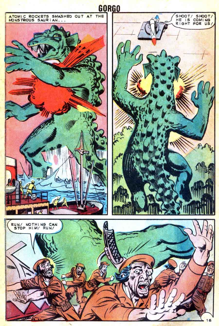 Gorgo #14 - Steve Ditko art - Pencil Ink