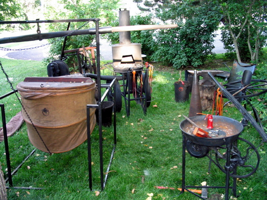 Persimmon Forge: Professional Blacksmithing: Restoring the Great Bellows