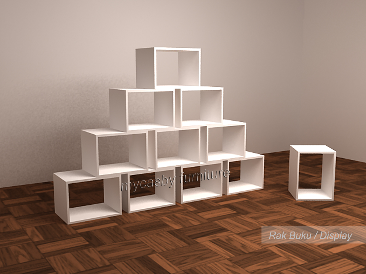 28+ Model Rak Buku Simple, Trend Masa Kini!