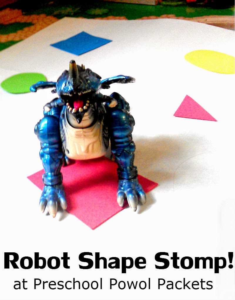Robot Shape Stomp! | Preschool Powol Packets