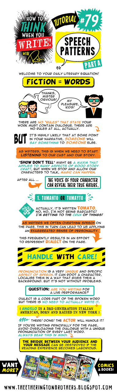 The Etherington Brothers: How to think when you WRITE SPEECH PATTERNS ...