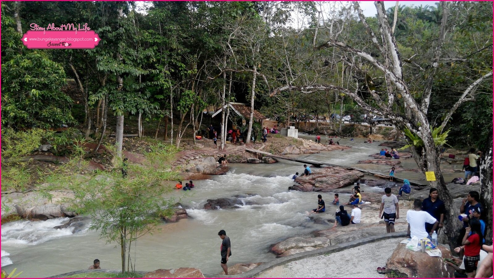Sweet Rose: FAMILY DAY DI LUBUK TIMAH HOT SPRING, SIMPANG PULAI