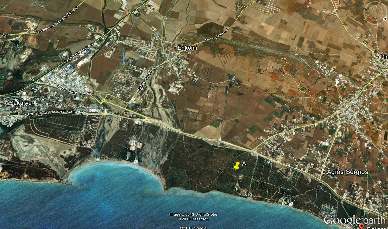 ArqueoLugares: SALAMINA. prox. Sakarya. Costa Este. Chipre.