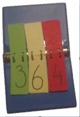 Onderwijs en zo voort ........: 2935. Rekenhulpjes : Klikklak positieschema