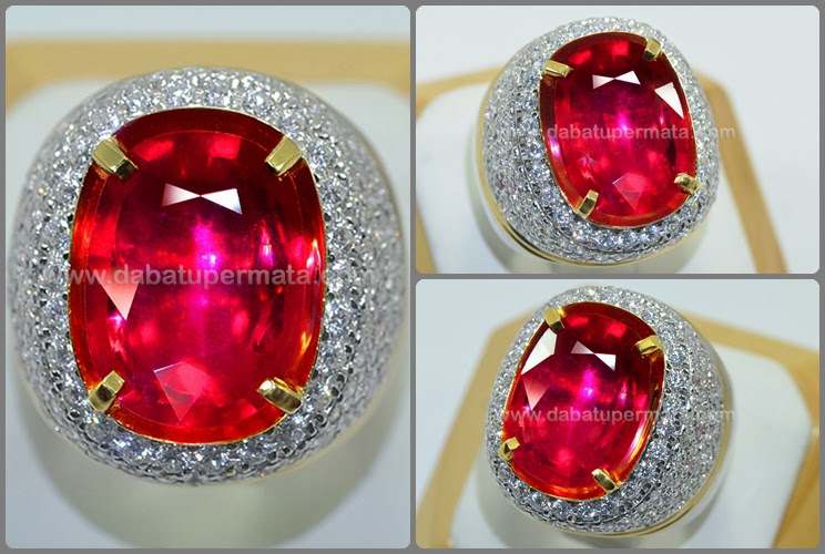Sparkling Hot Vivid Red RUBY Cristal Mulus - RBC 101