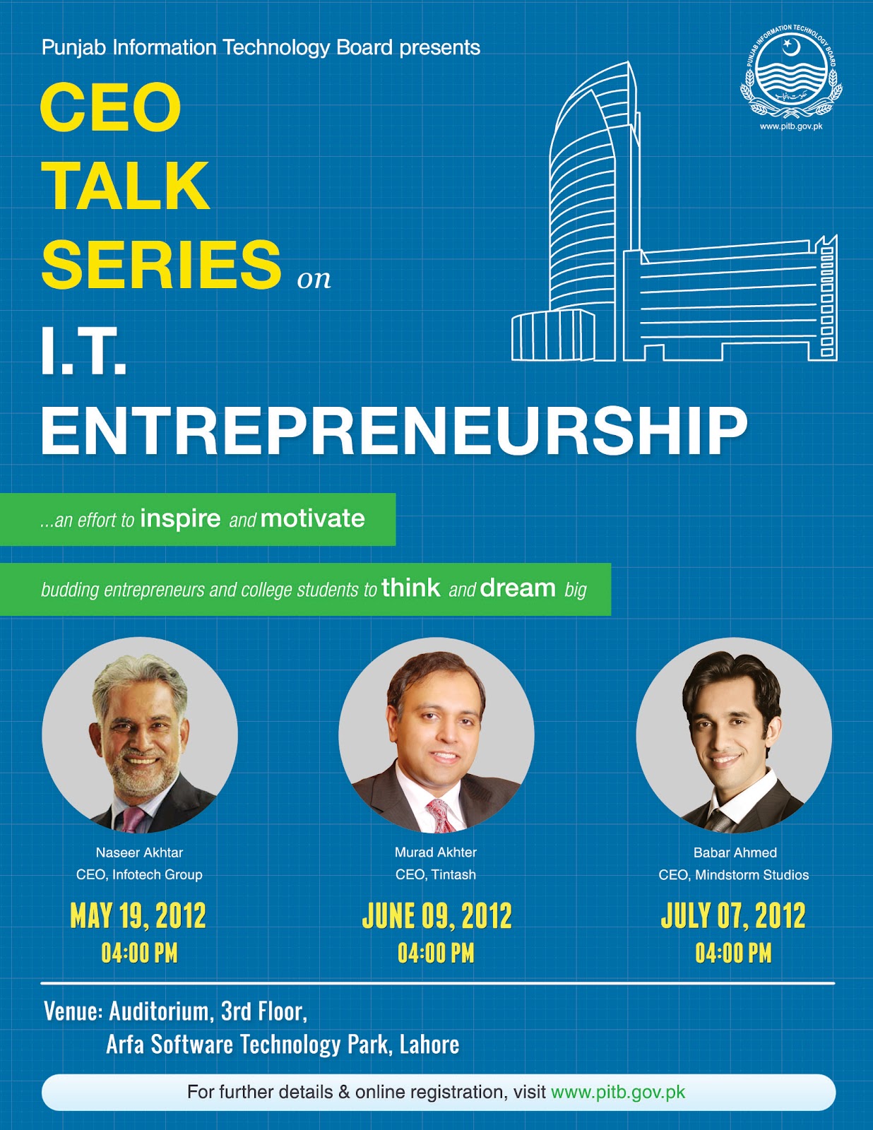 Small Business Plan: CEO Talk Series on I.T Entrepreneurship