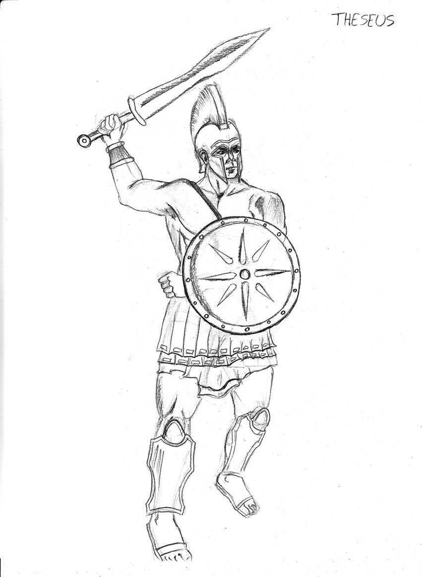 Theseus Coloring Pages Coloring Pages